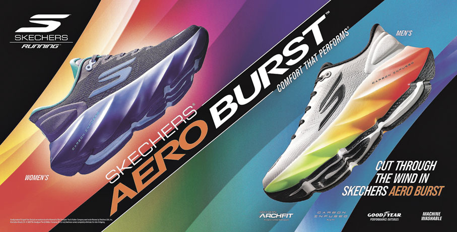 SKECHERS訓練跑鞋破風登場 AERO BURST極致緩震挑戰極限 - 香港仔