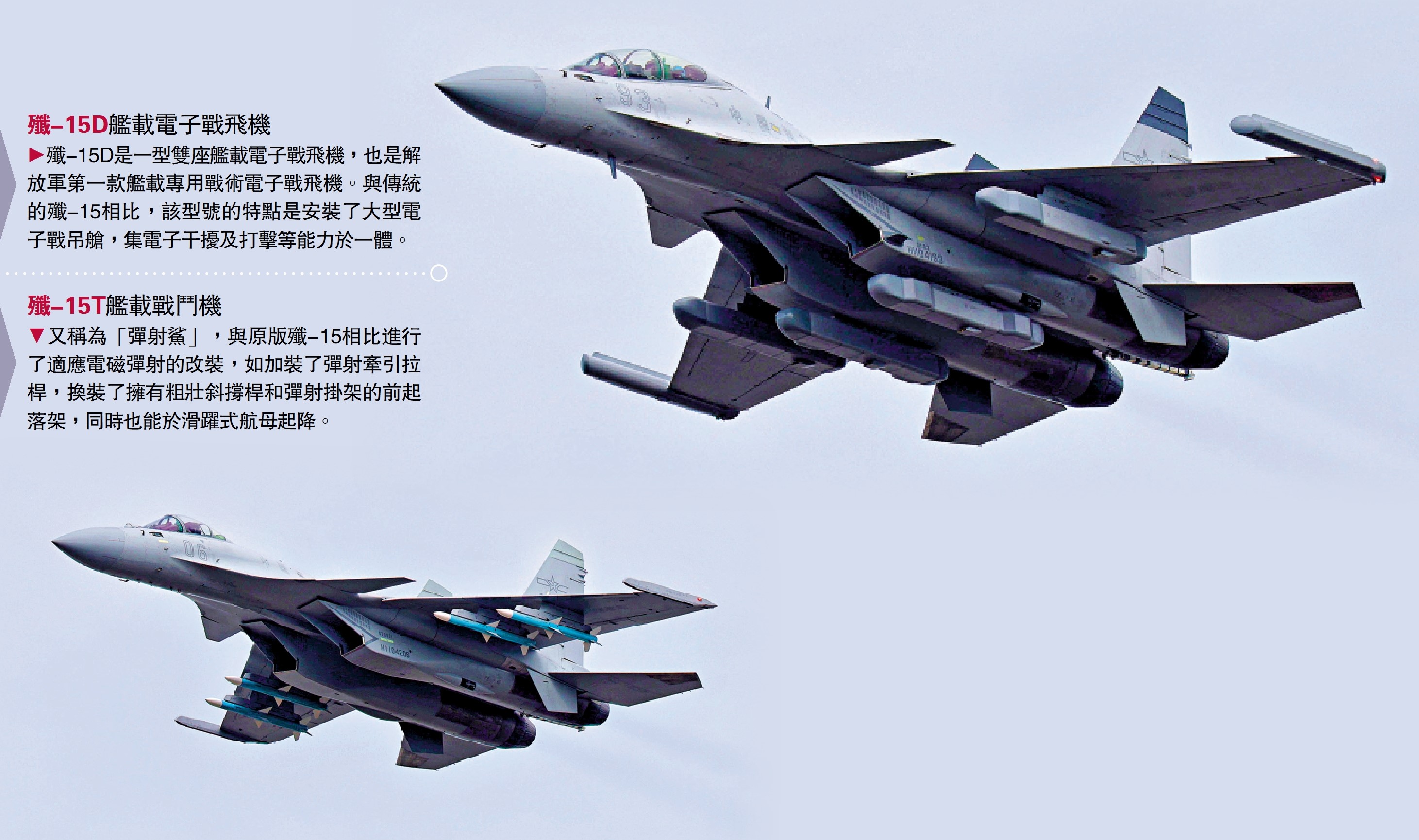 中國海軍實裝參展 殲15D珠海首秀 - 大公報