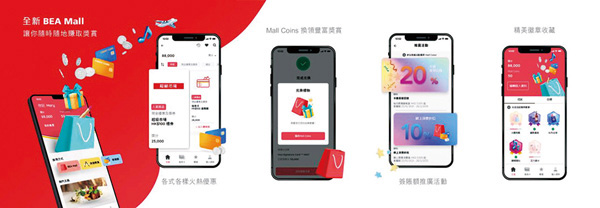 東亞銀行推出 BEA Mall獎賞應用程式 - 香港文匯報