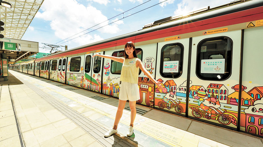 【炎夏親子好去處系列】以藝術聯繫社區擁抱潮特色 列車傳播獨特「圍」系生活文化 - 香港文匯報